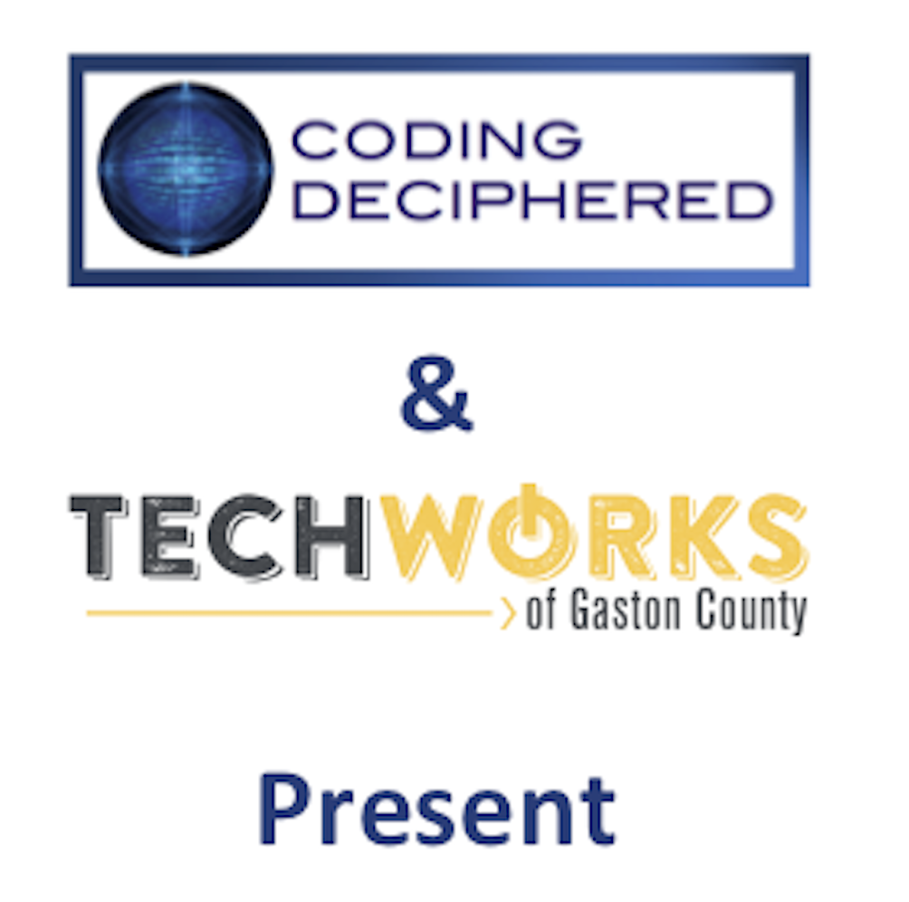 Level 1: Code and Share Your Creations – March 23 | TechWorks Gaston Gaston Innovation Group, Inc.